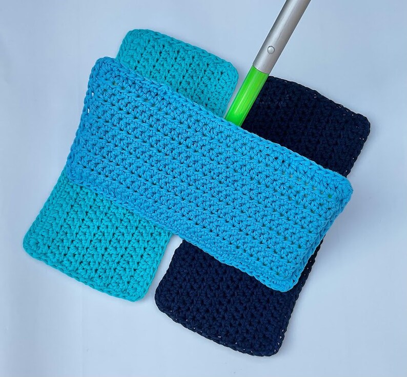 ECO Friendly SWEEPER COVERS Cleaning Crochet Sweeper Pads - Etsy