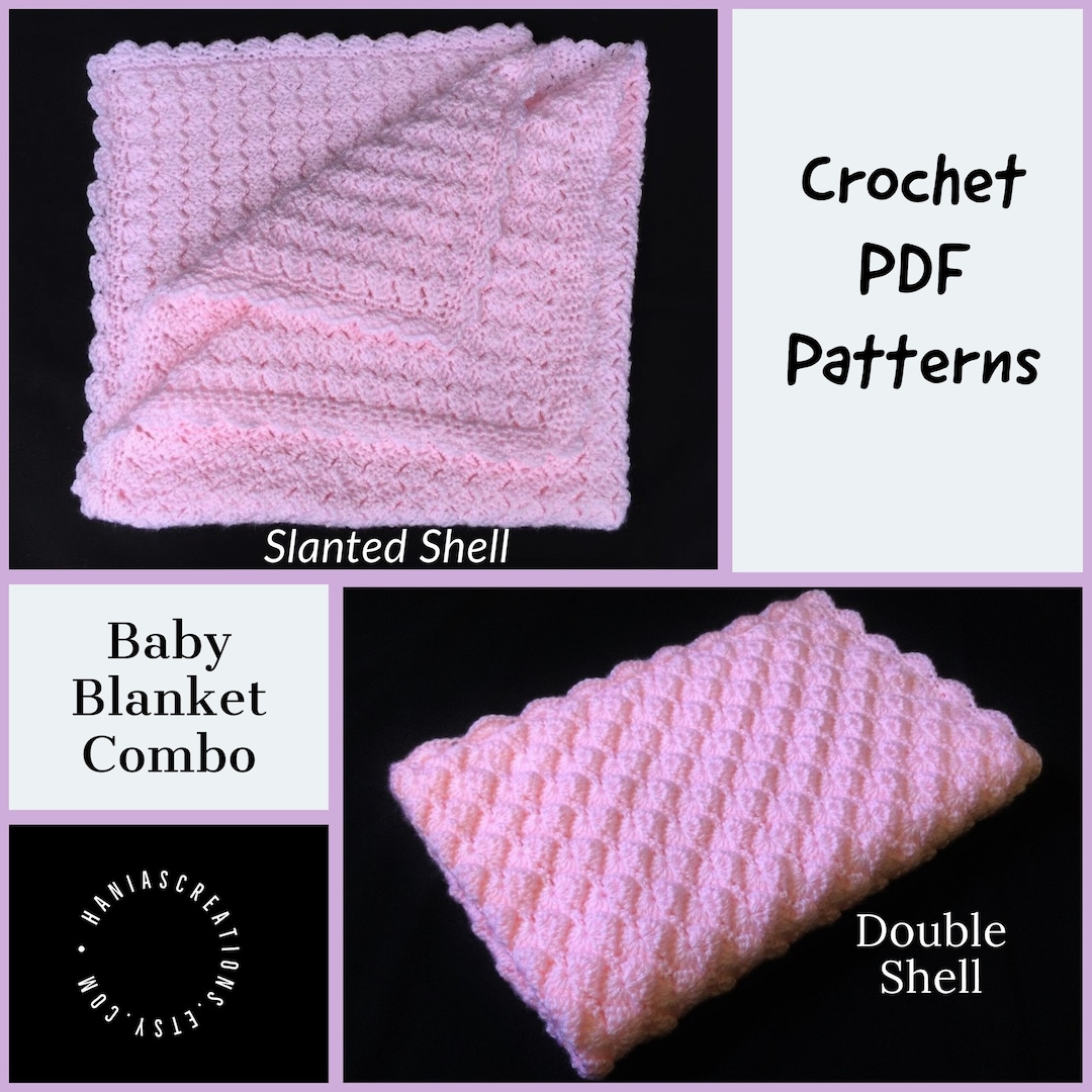 Baby Blanket PATTERNS Crochet Instant PDF Download Light Weight Baby ...