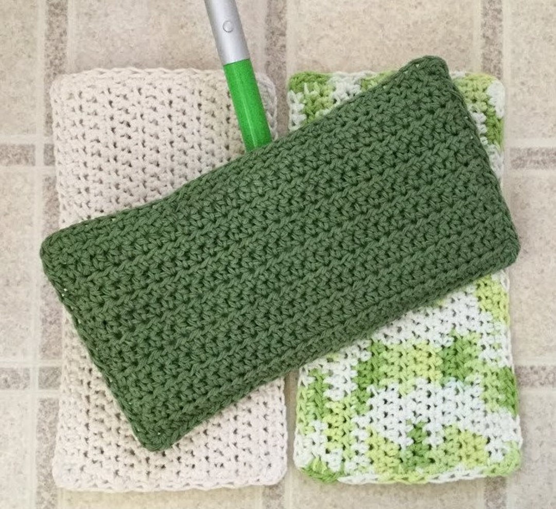 ECO Friendly SWEEPER COVERS Cleaning Crochet Sweeper Pads Handmade ...