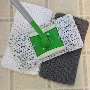 ECO Friendly SWEEPER COVERS Cleaning Crochet Sweeper Pads Handmade ...