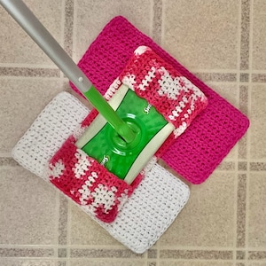 ECO Friendly SWEEPER COVERS Cleaning Crochet Sweeper Pads Handmade ...