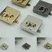 Square Rectangle Twist Turn Lock Bag Hardware Gold Silver - Etsy