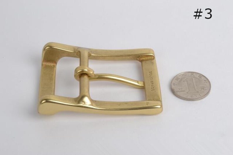 Solid Brass Belt Buckle 40mm 1 1/2 Inch Leather Cowboy Belts - Etsy