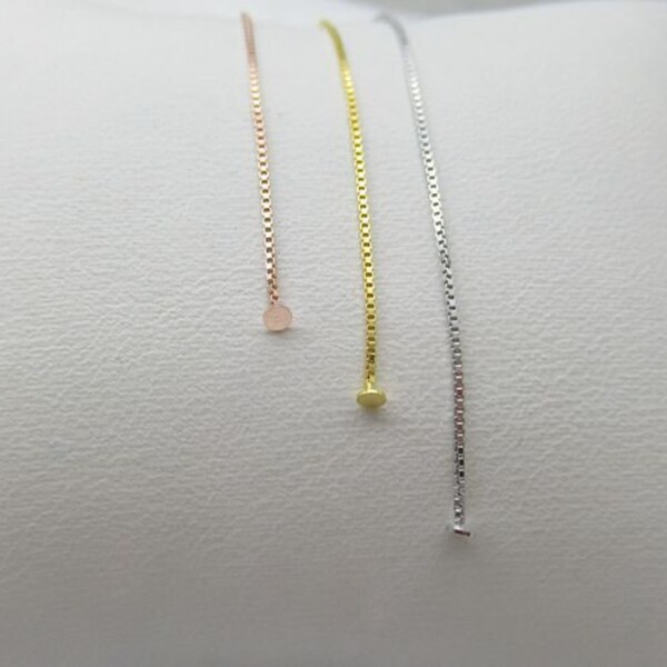 Ear Thread Earrings - Etsy