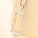 Vintage Rectangle Base Pendant Setting Fine Sterling Silver Rose Gold ...