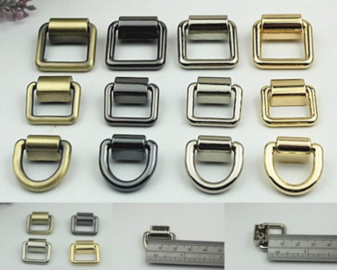 Strap Handles Connector Bag Hardware Metal Lock Buckle Gold Silver ...