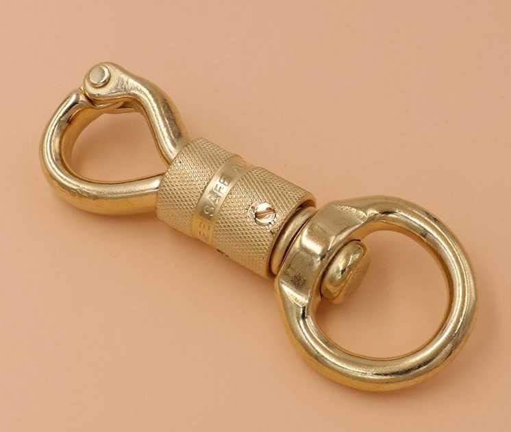 Solid Brass Twist Snap 27 x 105 mm 1 x 4 inch Hinged Panic | Etsy