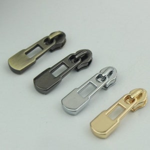 Zipper Pull for Nylon Zippers 3 Bag Hardware Slider Metal - Etsy