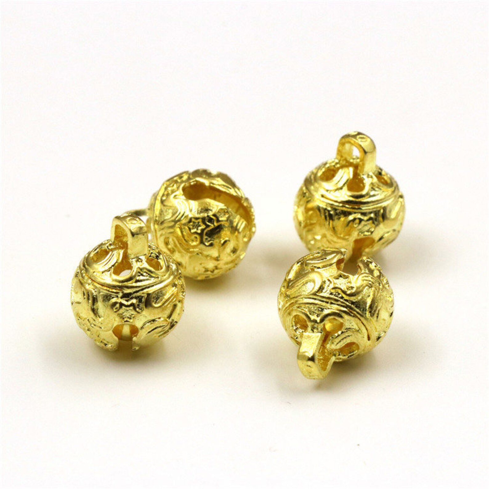 Solid Raw Brass Bell Round Ornament Ball 12mm 1/2 inch Copper | Etsy