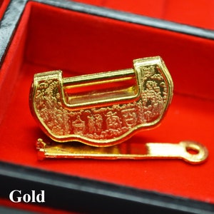 Chinese Lock Padlock Key Protector Furniture Decorative Jewelry Box ...