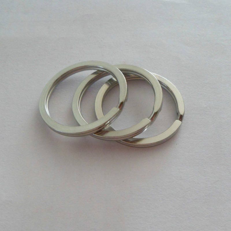 Stainless Steel Ring Key Chain Connector Split Ring Key Fob - Etsy