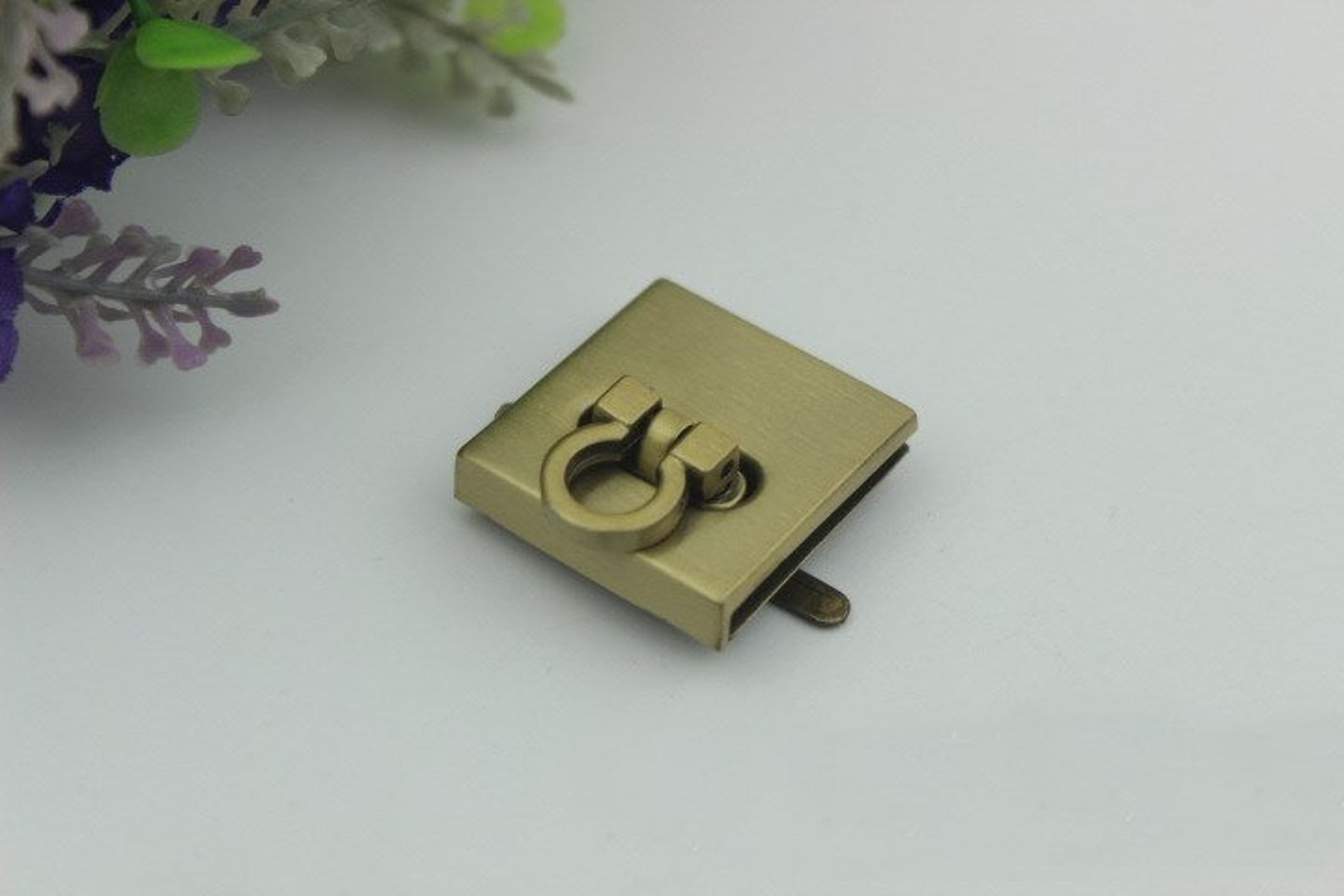 Square Rectangle Twist Turn Lock Bag Hardware Gold Silver - Etsy