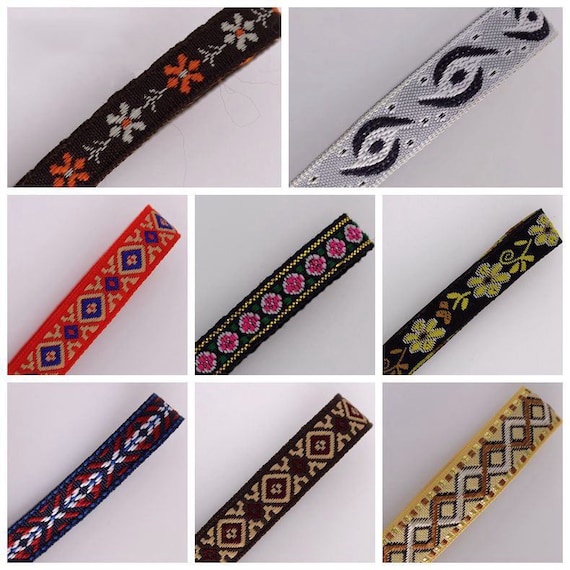 National Crochet Fringe Jacquard Ribbon Braid Trim Floral Lace | Etsy