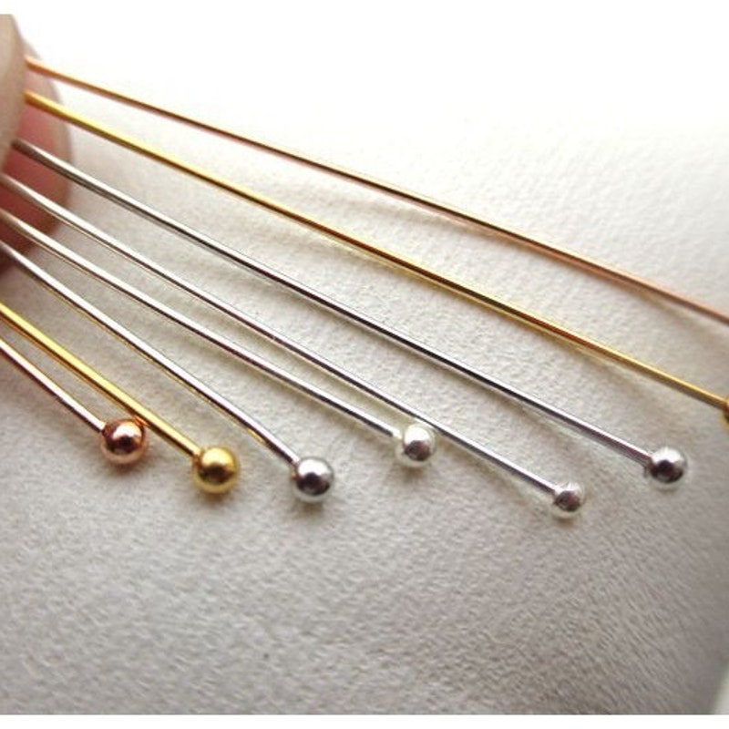 Ball Head Pins for Jewelry Making - Etsy