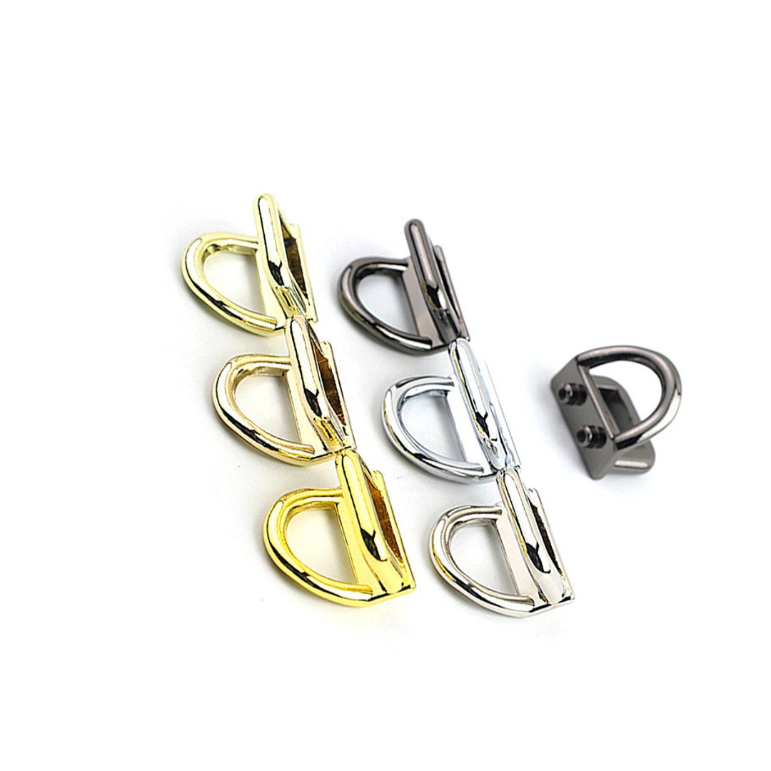 Strap Handles Connector 1/10 Pcs Bag Hardware Metal Lock Buckle Gold ...