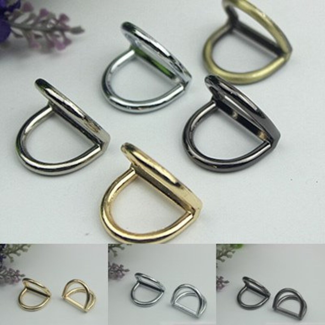 Strap Handles Connector Bag Hardware Metal Lock Buckle Gold Silver ...