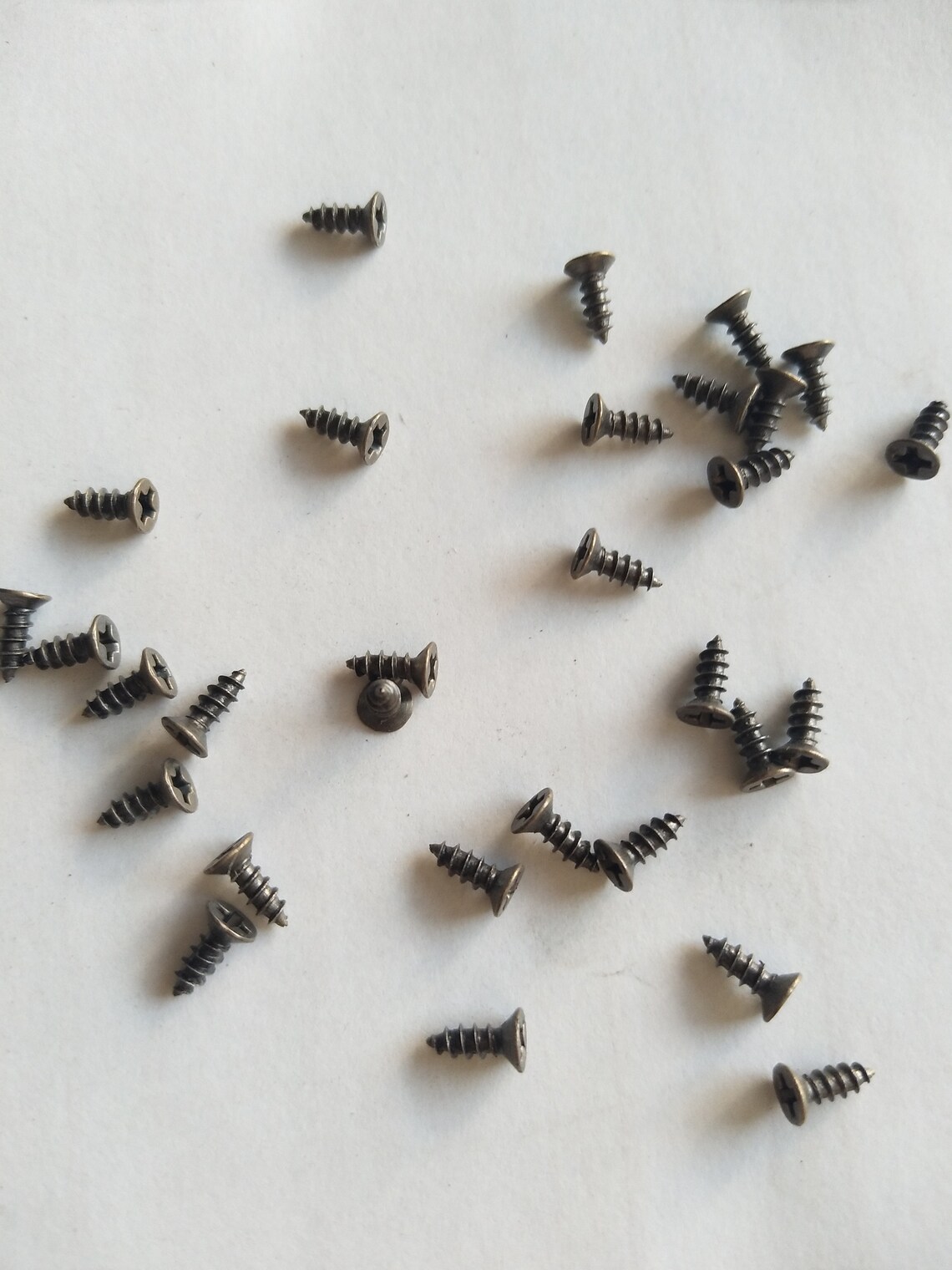 Iron Wood Screw Crosshead X Phillips Flat Head Countersunk | Etsy