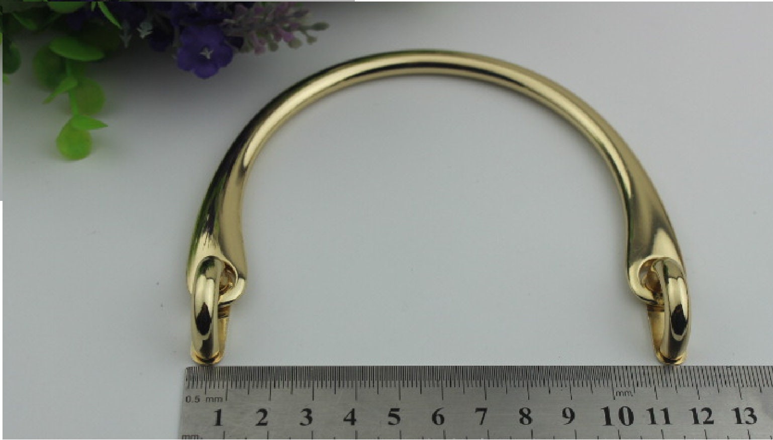 Metal Bag Round Arch Handles Gold Gun Black Purs Straps | Etsy