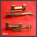 Chinese Lock Padlock Key Protector Ancient Vintage Style Antique Bronze ...