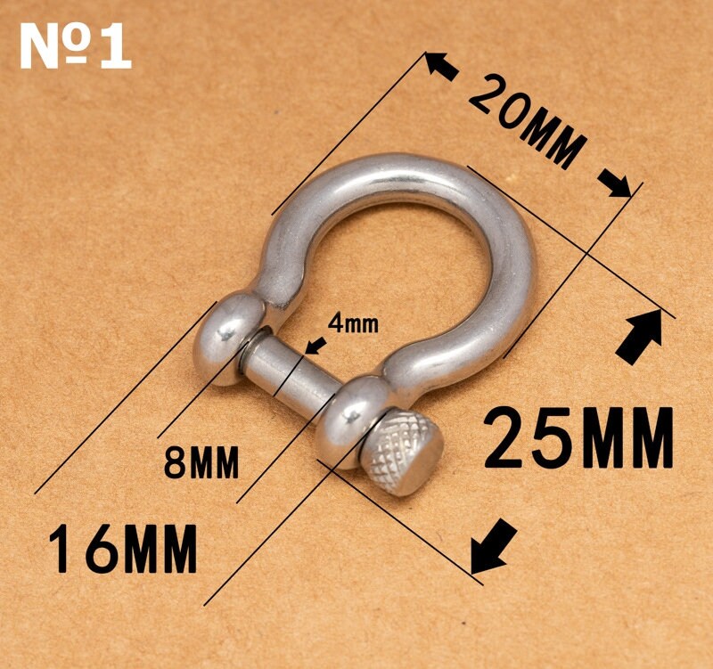 Solid Stainless Steel O-shaped Shackle Buckle Horse Shoe - Etsy