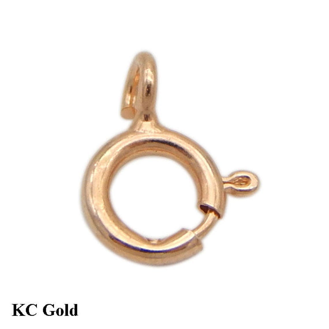 Sterling Silver Spring Ring Round Lobster Clasp Clip Connector | Etsy