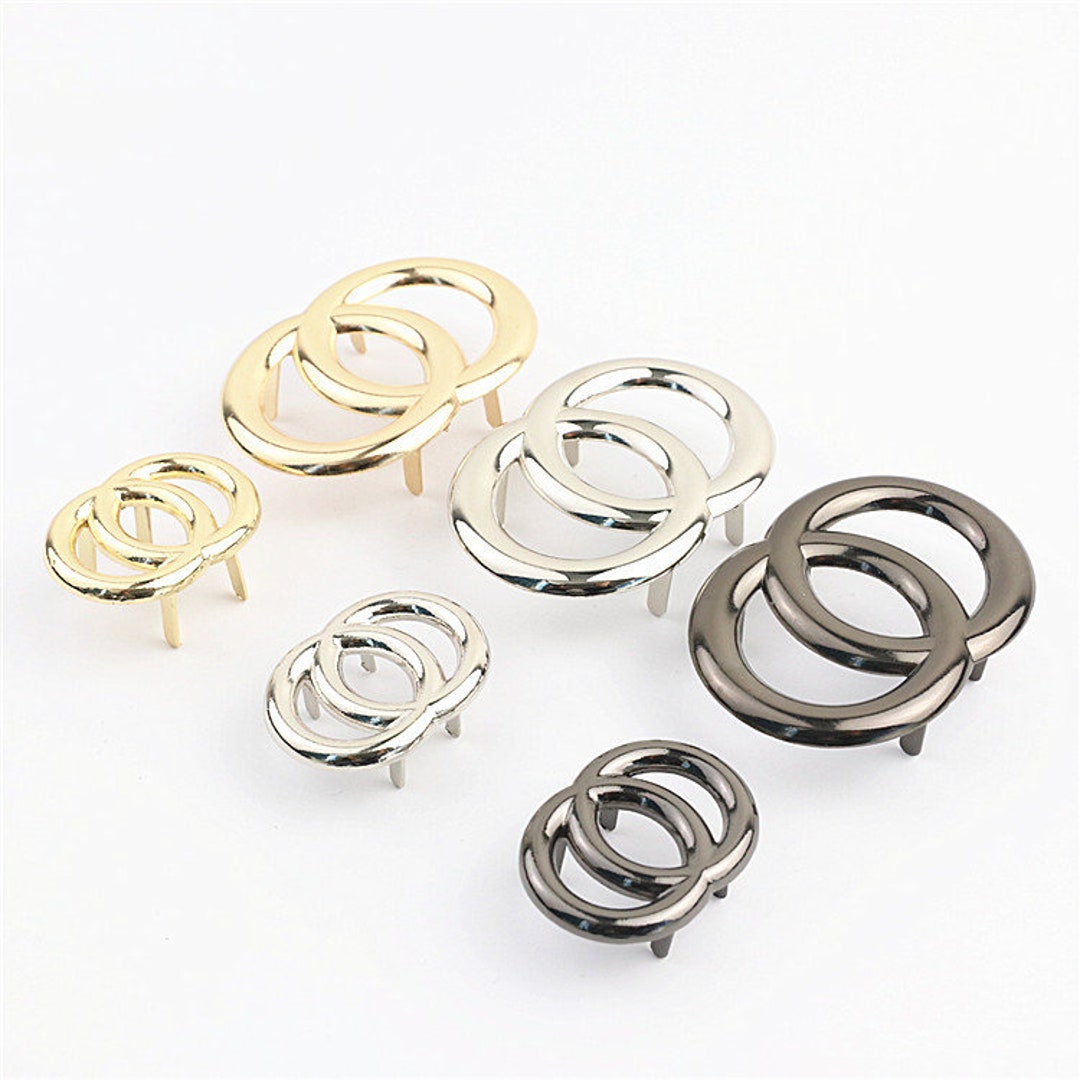 Purse Label 1/10pcs Bag Hardware Charm Gold Silver Black Handmade Purse ...