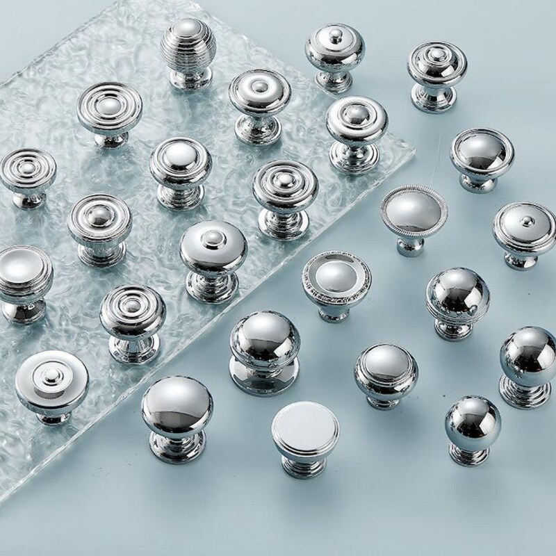 Chrome Knobs - Etsy