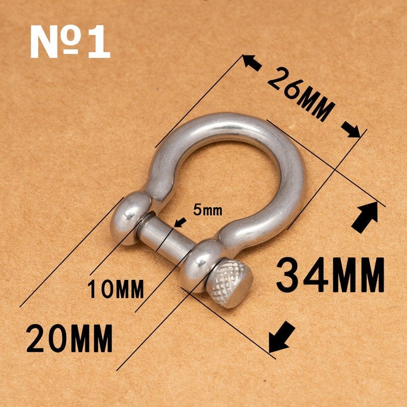 Solid Stainless Steel O-shaped Shackle Buckle Horse Shoe - Etsy