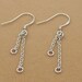 Sterling Silver Cable Extension Chain 2 Loops Tail Extender - Etsy