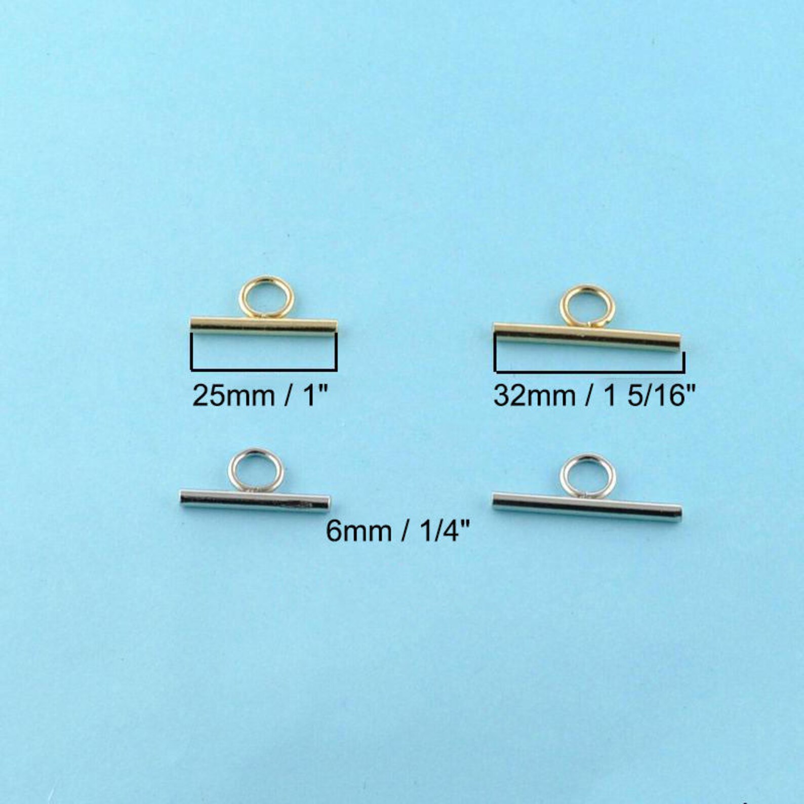 Alloy Metal Toggle Clasp OI OT Strap Connector Top Loop Bar 25 - Etsy