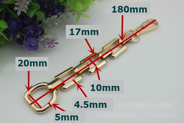 Chain Strap Handles Connector 1/10 Pcs Bag Hardware Metal Lock - Etsy