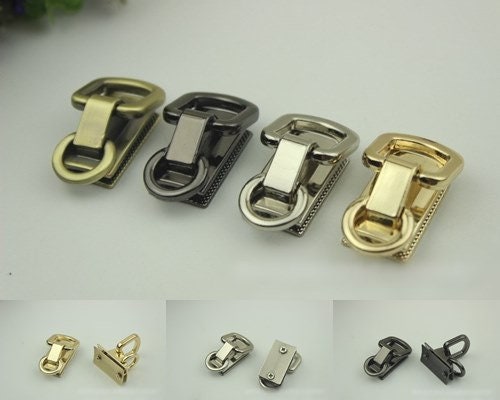 Strap Handles Connector Bag Hardware Metal Lock Buckle Gold - Etsy