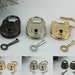Chinese Lock Padlock Key Protector Ancient Vintage Style Antique Bronze ...