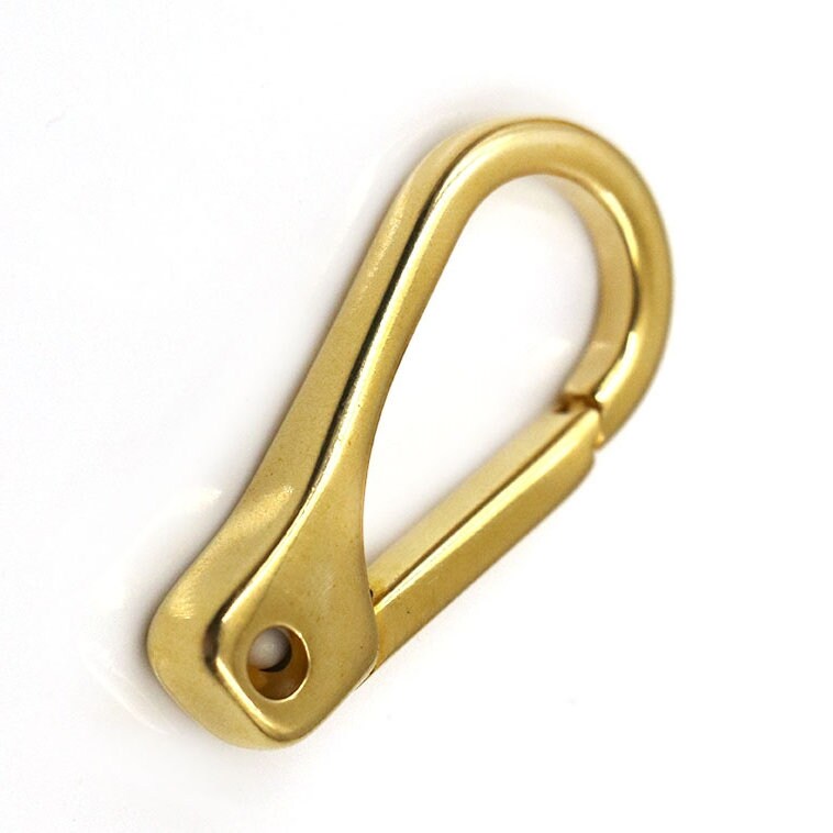 Solid Brass Fixed Loop Halter Snap Saddle Hook Fix Buckle | Etsy