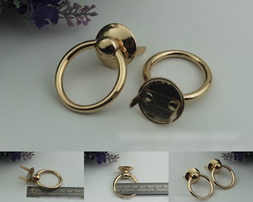 Round Strap Handles Connector Bag Hardware Metal Lock Buckle - Etsy