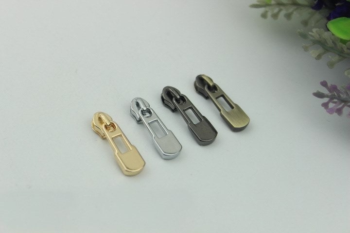 Zipper Pull For Nylon Zippers 3 Bag Hardware Slider Metal | Etsy