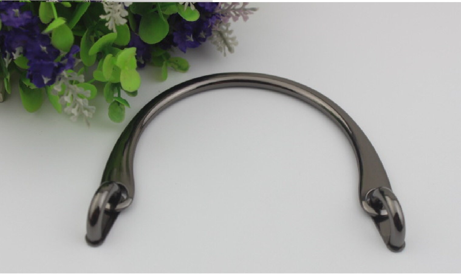 Metal Bag Round Arch Handles Gold Gun Black Purs Straps | Etsy