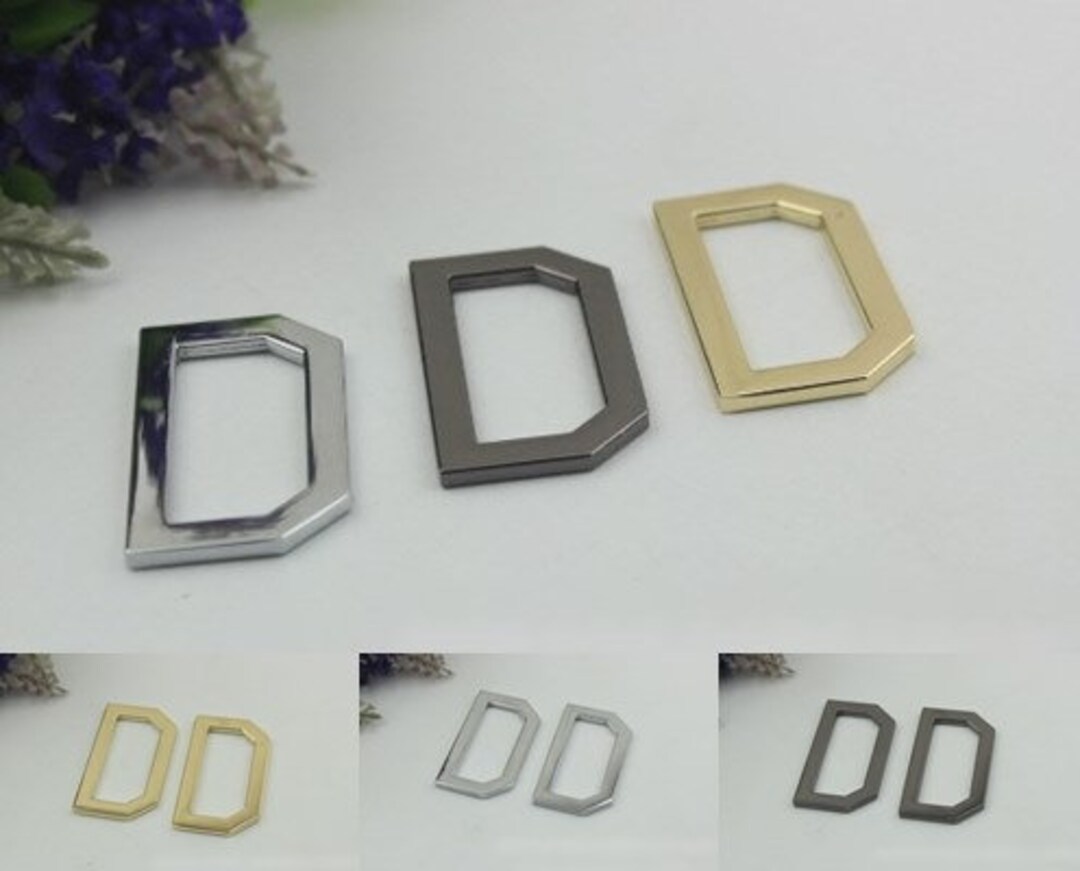 10pcs Strap Slider Bag Hardware D-shaped 47mm Single Loop Metal Buckle ...