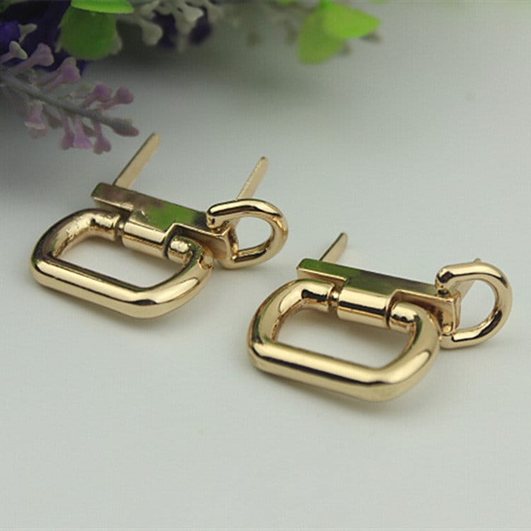 Rectangle Strap Handles Connector Bag Hardware Metal Lock | Etsy