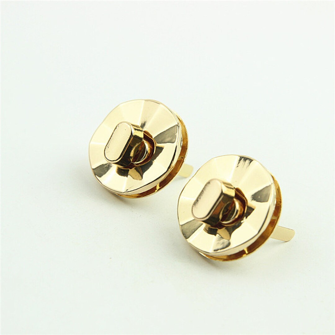 Round Turn Twist Lock Bag Hardware Gold 1/10 Pcs Handmade Purse Handbag ...
