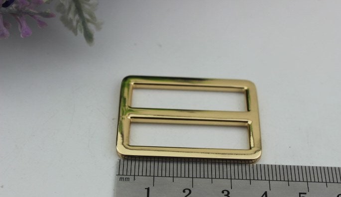 10pcs Strap Slider Bag Hardware Rectangle Double Loop Metal - Etsy