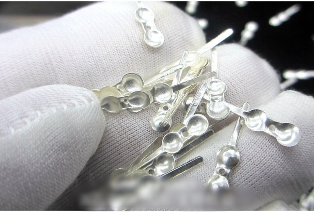 Clam Shell End Tip 4 Mm 925 Sterling Silver Callotte Calotte Knot Cover ...