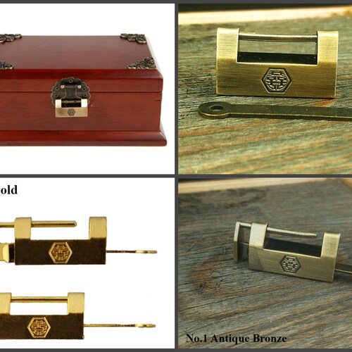 Chinese Lock Padlock Key Protector Furniture Decorative - Etsy