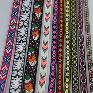 Ethnic Pattern Embroidery 1-2.4cm Jacquard Ribbon Polyester - Etsy