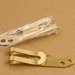 Raw Solid Brass Money Clip 3 Vintage Decor Connector Holder DIY Copper ...