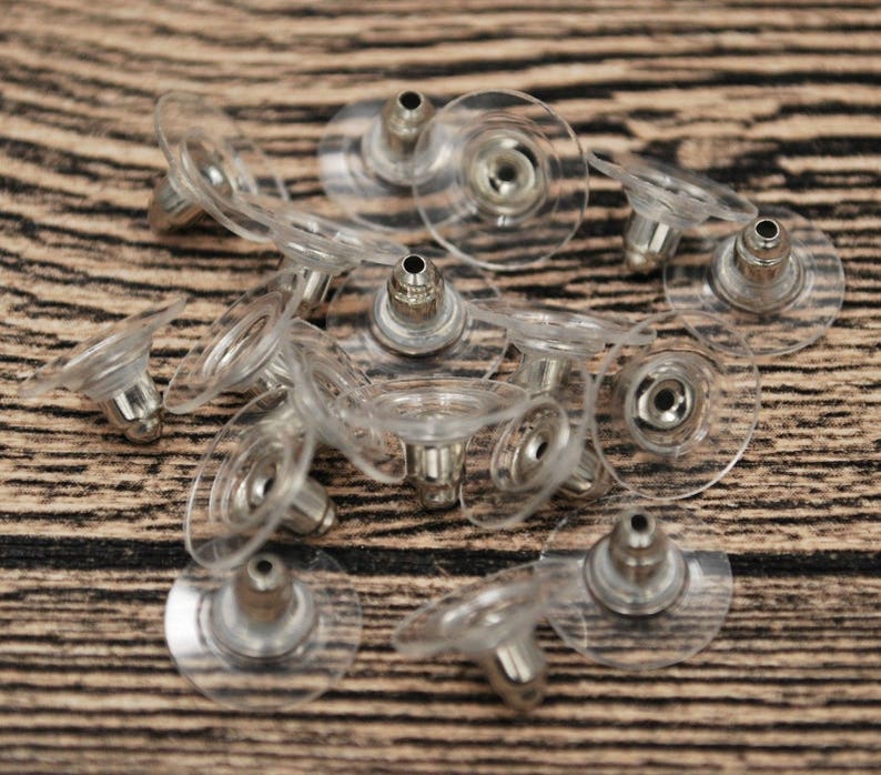 Stainless Steel Bullet Comfort Clutch Earring Backs Earnut - Etsy