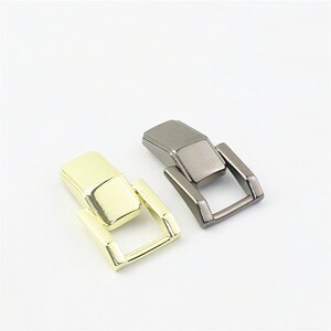 Square Strap Handles Connector 1/10 Pcs Bag Hardware Metal Lock Buckle ...