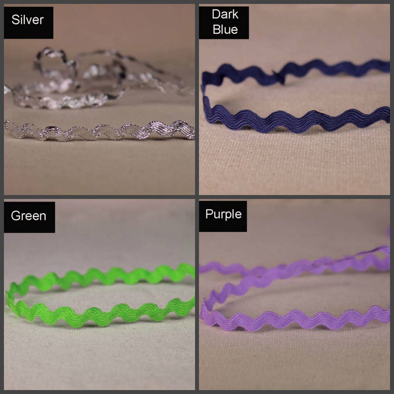 Color Wide Rick Rack Trim Lace - Etsy