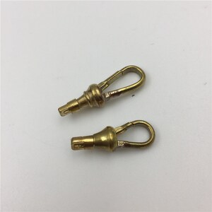 Solid Brass Pocket Watch Swivel Clip Chain Snap Hook 24 28 Mm 1 1 1/8 ...
