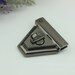 Triangle Twist Turn Lock Bag Hardware Gold Silver Gunmetal Bronze 1/10 ...
